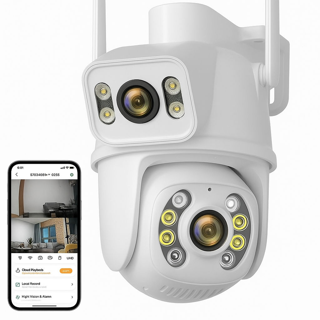 WiFi Dual Lens PTZ Camera – Digital Technics
